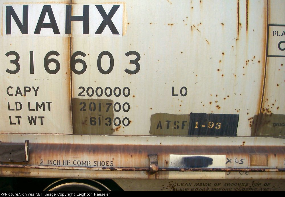 NAHX 316603 Stencil Detail